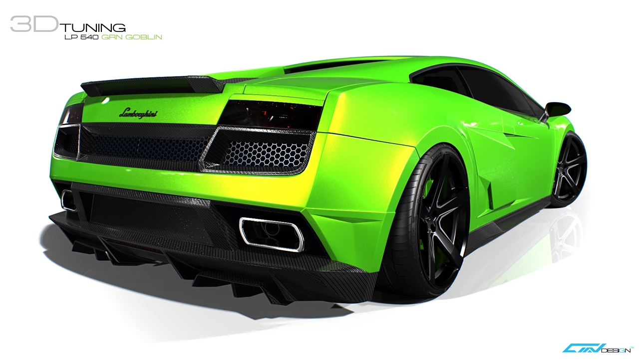 Groen, groener, groenst: Lamborghini Gallardo LP540 Green Goblin